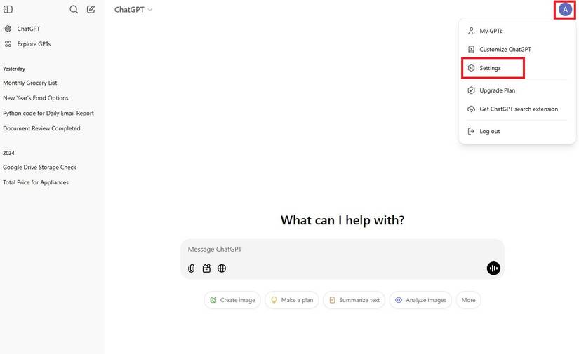 ChatGPT: How to share and export conversations