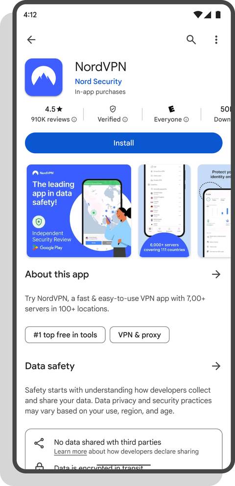 The Play Store has a new badge to tell trustworthy VPN apps apart
