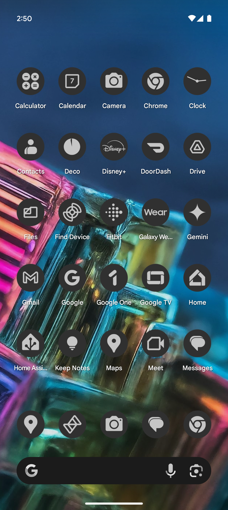Turns out Google's themed icons were actually broken, but they're fixed now