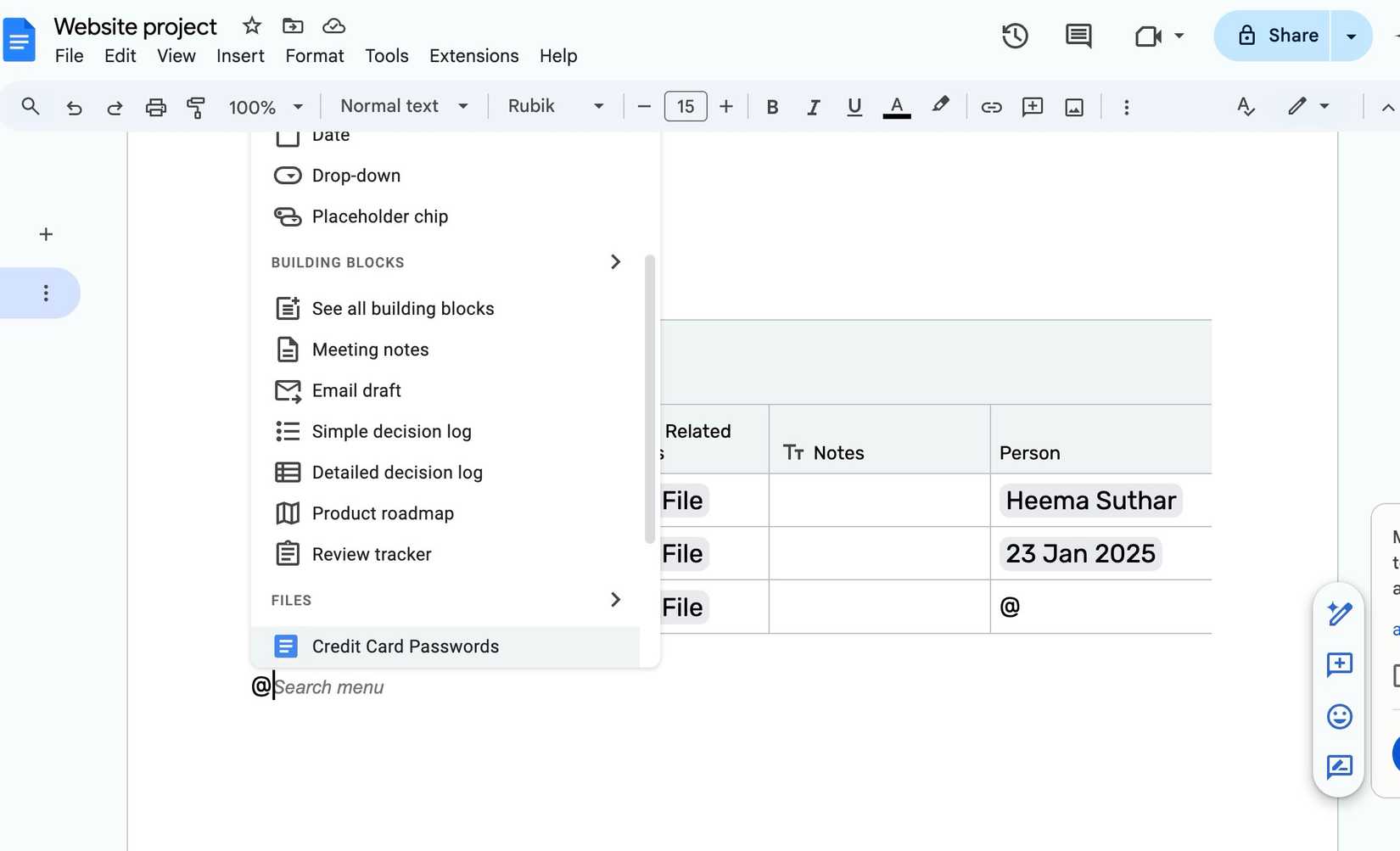 I started using Google Docs to manage my projects, and I'm surprised at ...