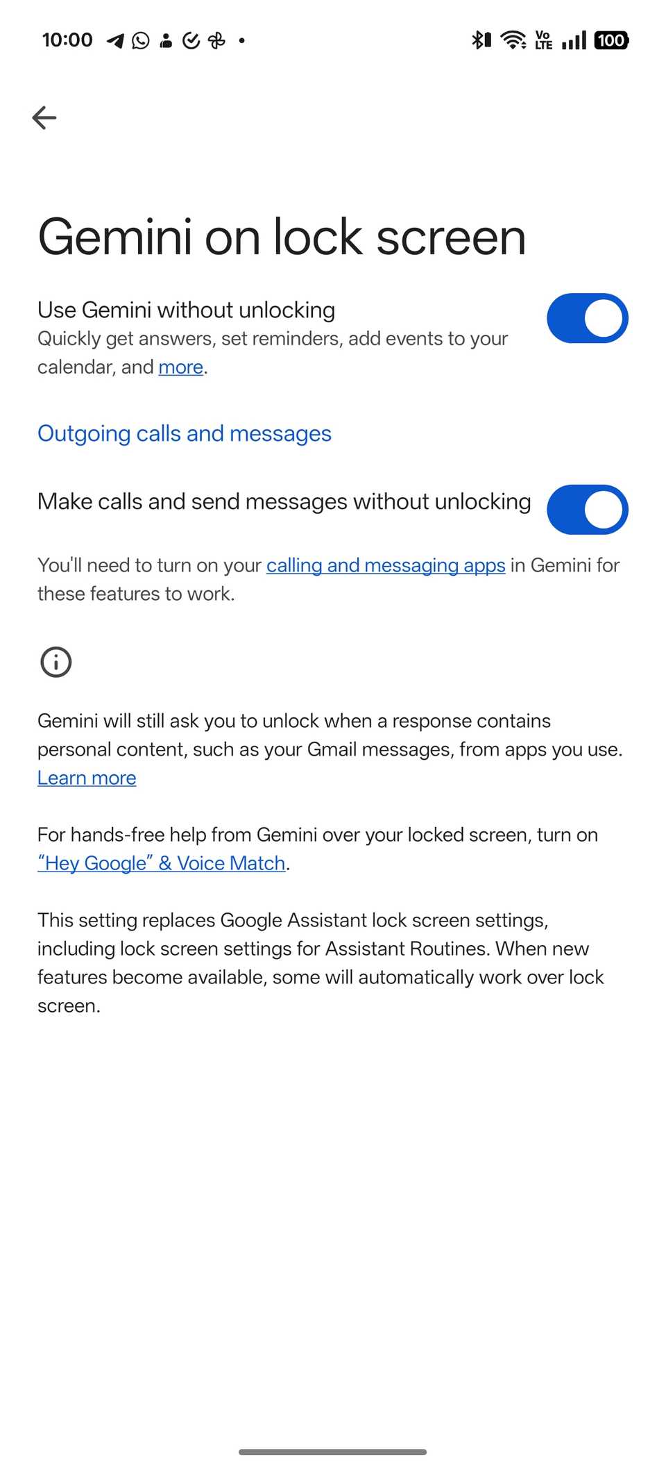 Gemini on Android is now a lot smarter on the lock screen