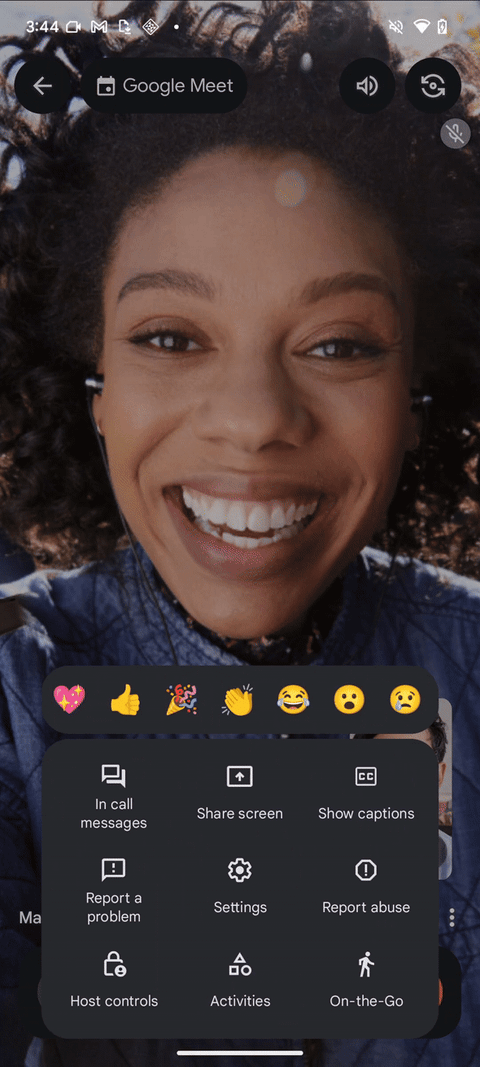 Google Meet is making emoji reactions easier to use on Android