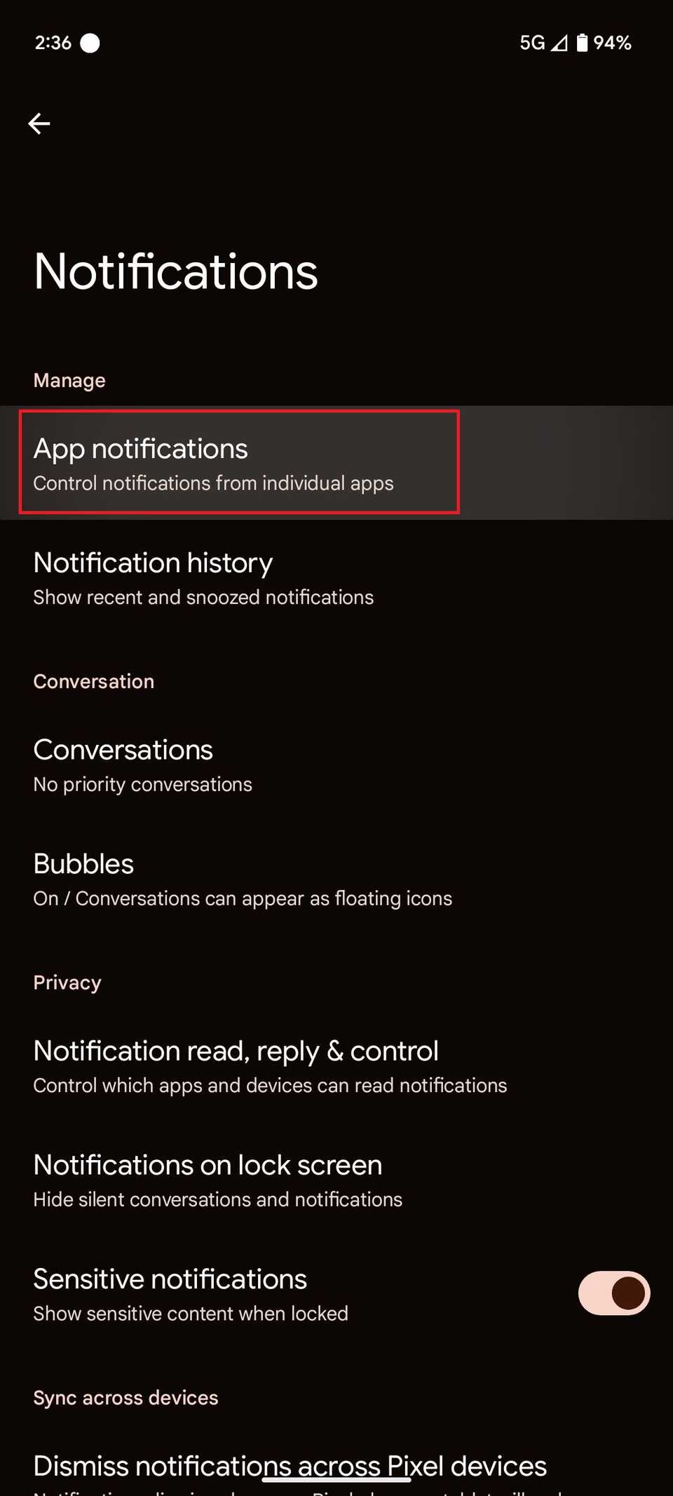 Android: How to turn on lock screen notifications
