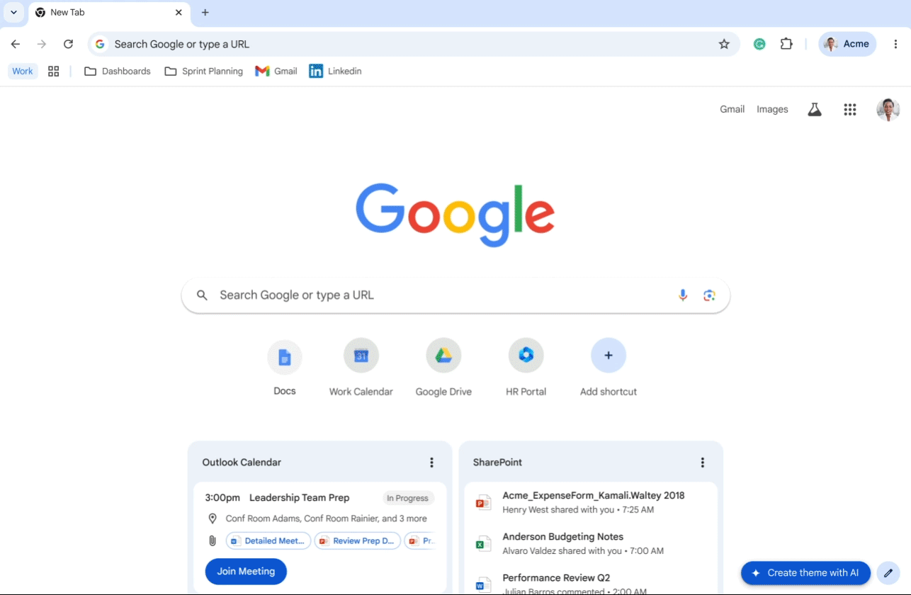 Google Chrome's visual refresh makes your work profile look less like ...