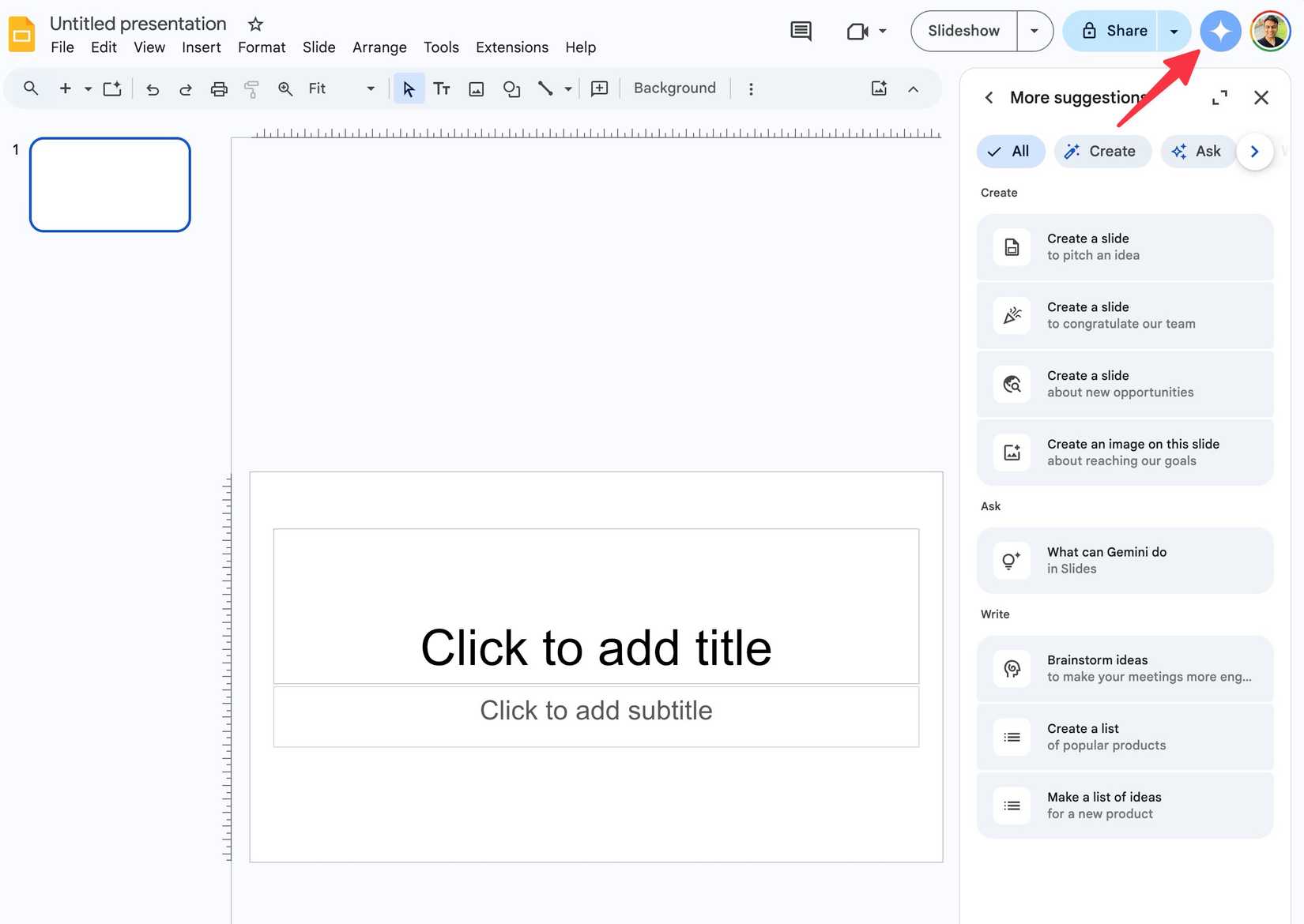 I created an entire presentation using Gemini in Google Slides, here is how it went