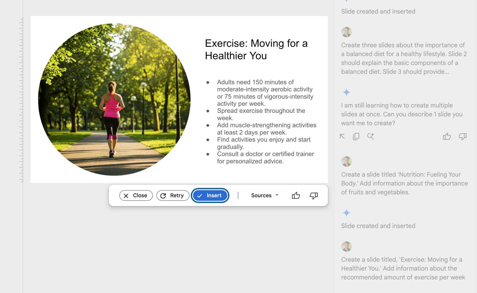 I created an entire presentation using Gemini in Google Slides, here is how it went