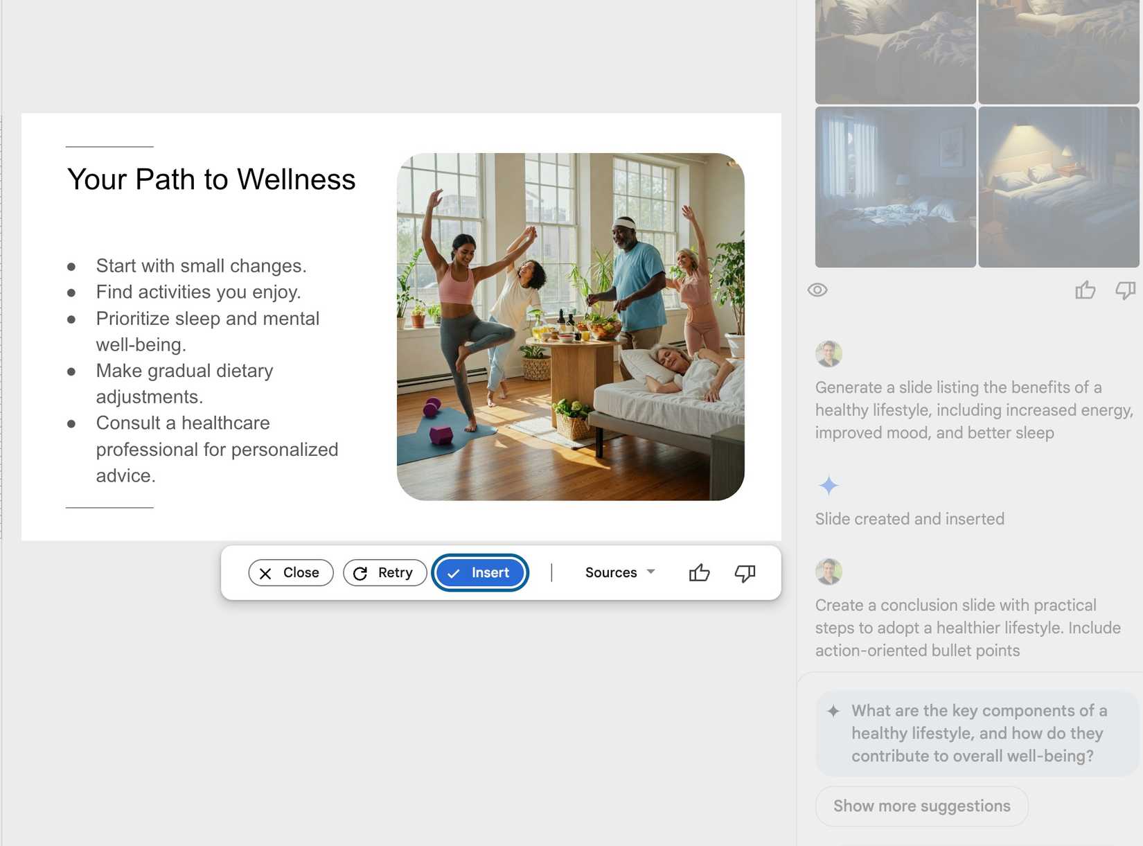 I created an entire presentation using Gemini in Google Slides, here is how it went