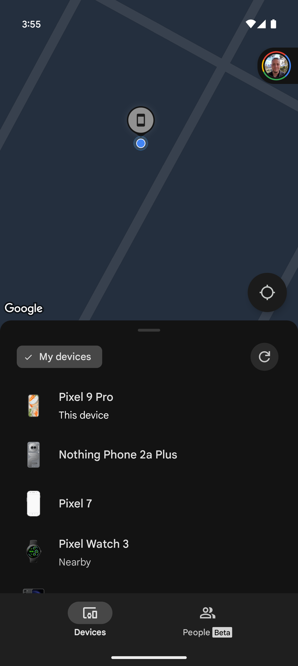 Google's Find My Device app can now also locate your friends