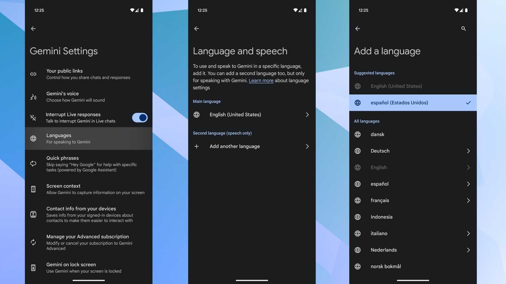 Gemini Live now understands your Spanglish