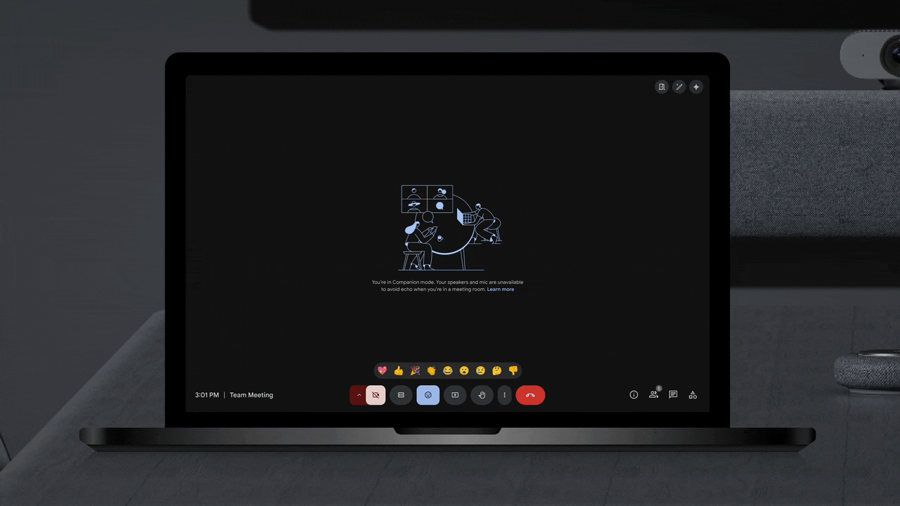 Google Meet's new layouts put faces first, distractions last