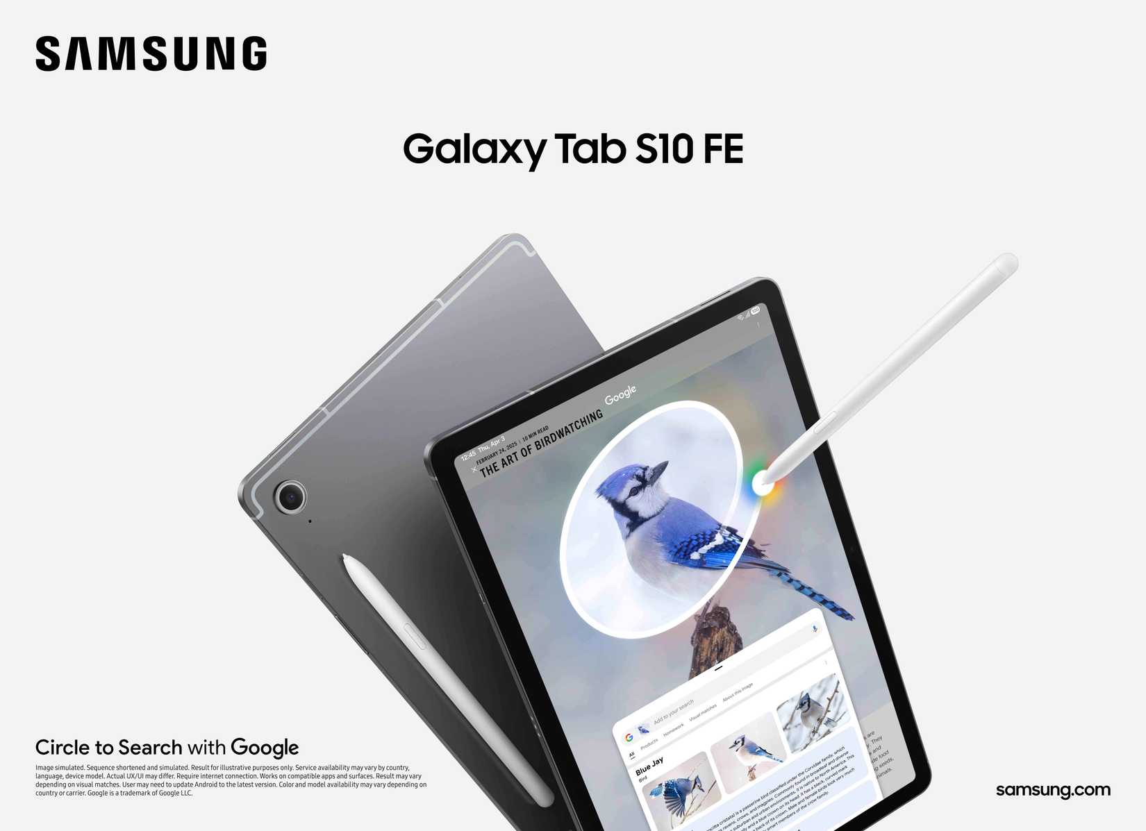 Samsung's Galaxy Tab S10 FE series is now officially available