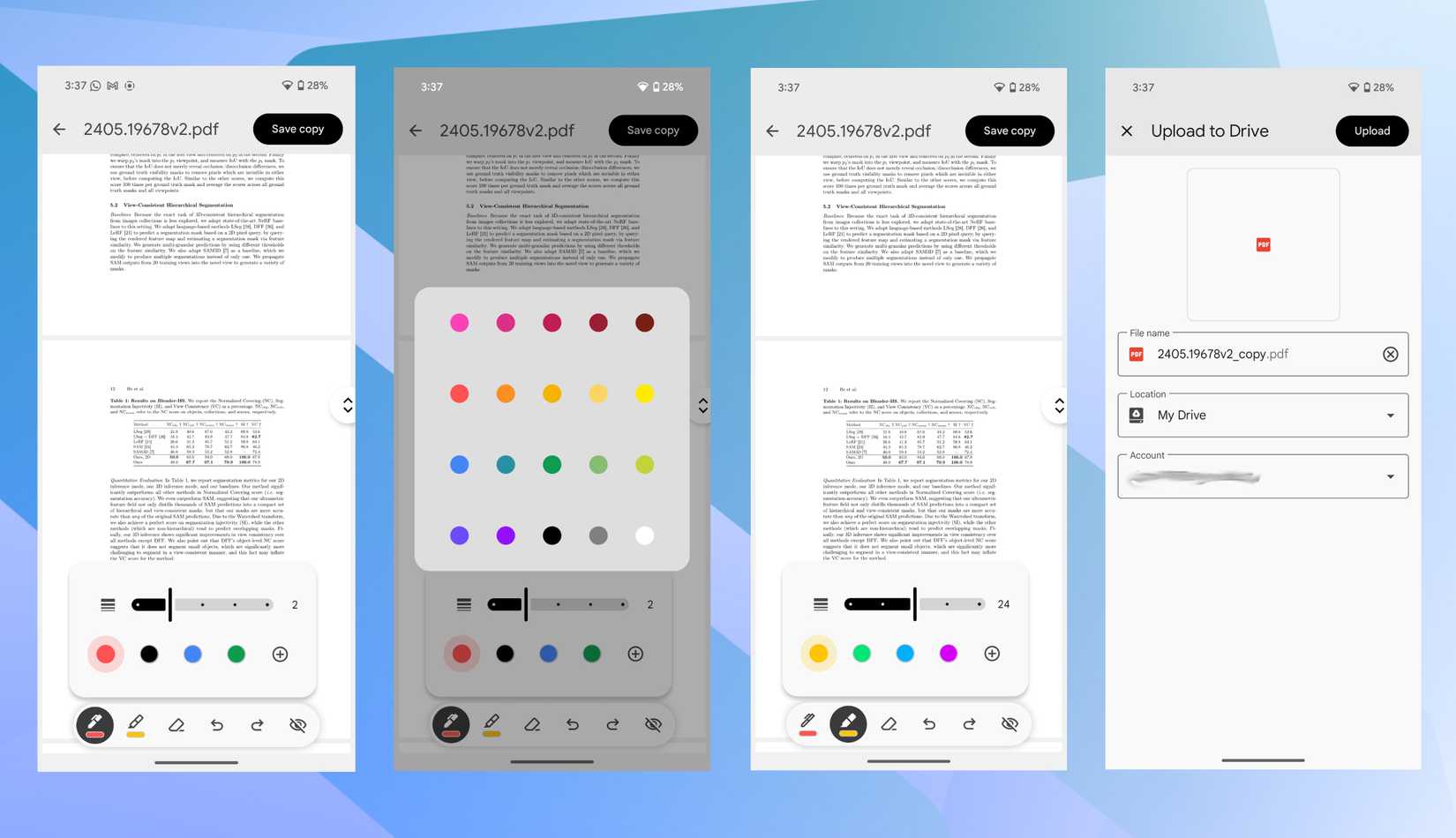 Chrome on Android now has a native PDF reader with markup tools