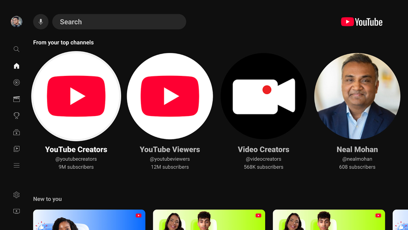 YouTube is bringing new shelves, tabs, and more to your smart TV