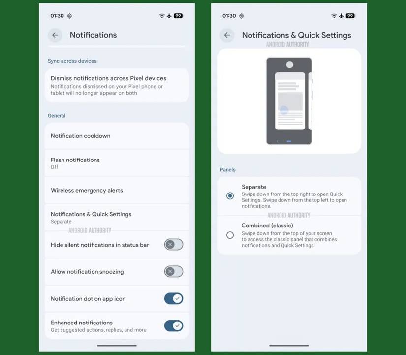 Google's controversial split Quick Settings for Android 16 could at least be optional