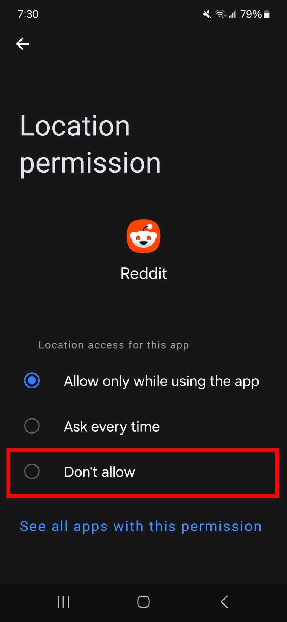 How to turn off app location tracking on your Android phone