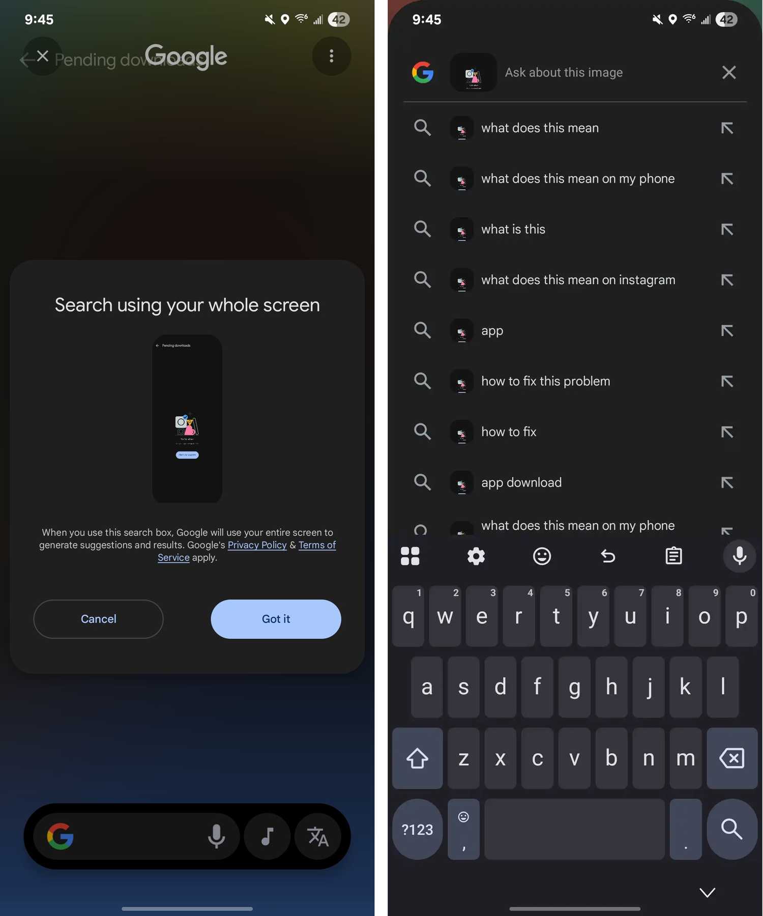 New Circle to Search change breaks a workaround that let you start a ...