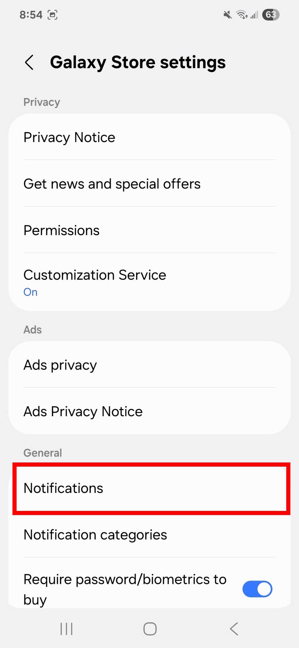 Samsung Galaxy Store: How to turn off ads and notifications