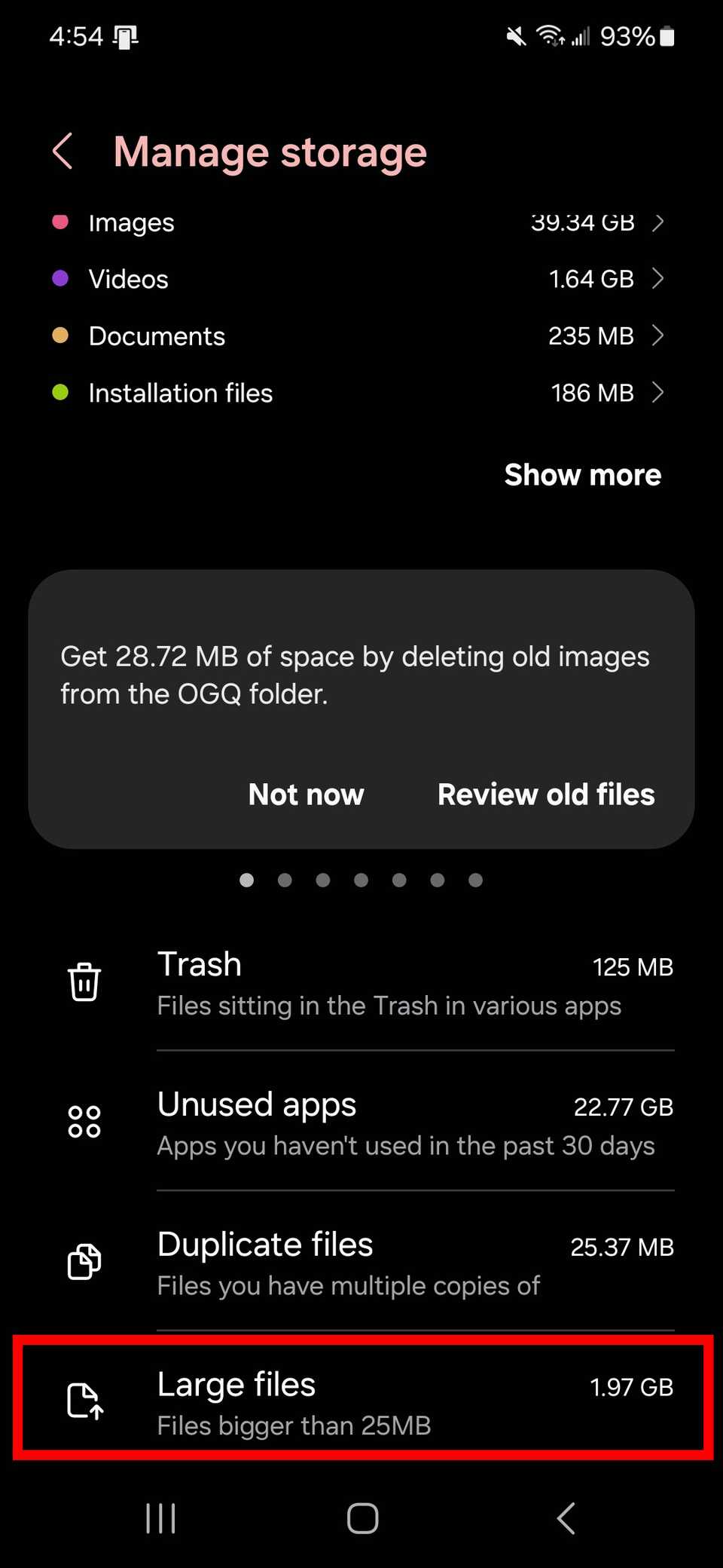 Samsung phone: How to free up storage space when it is full