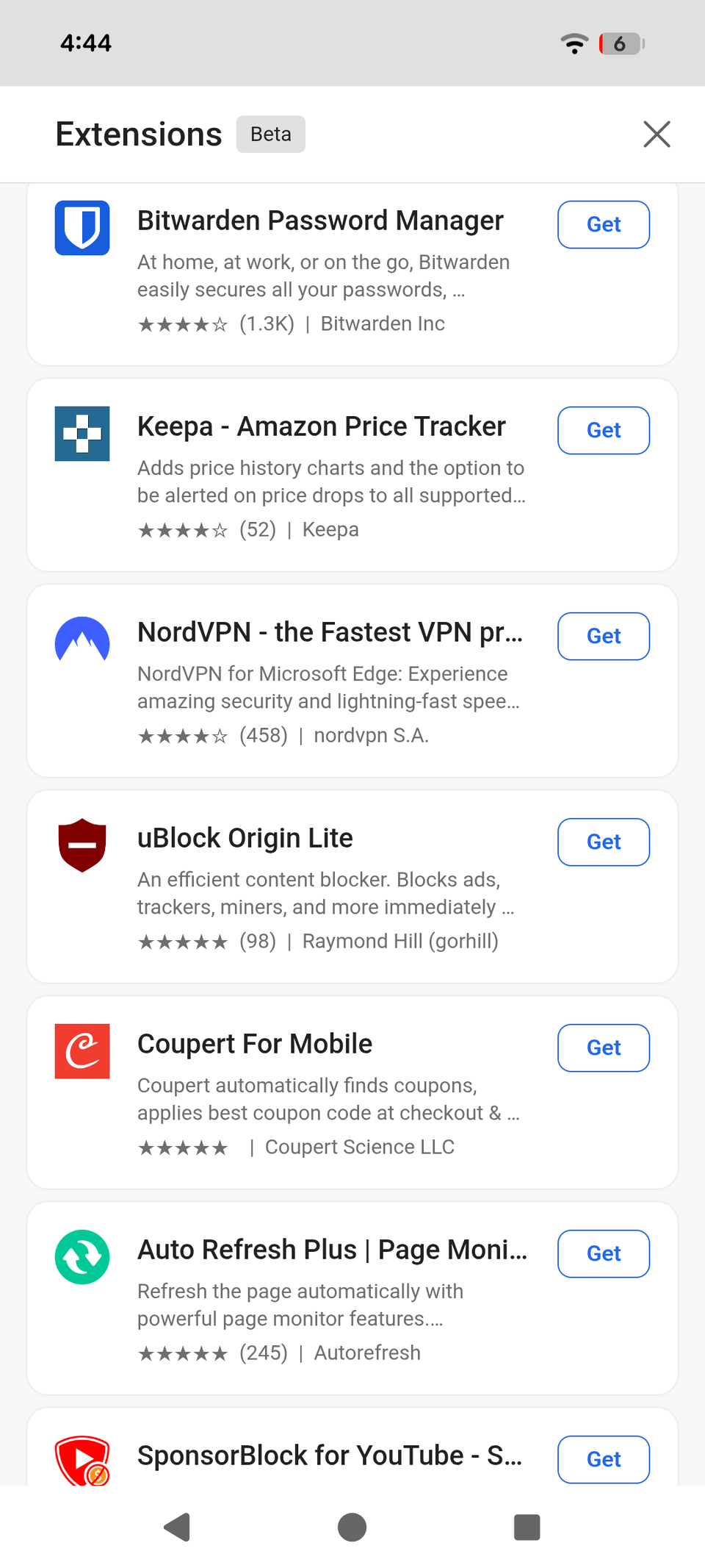 This secret trick revives uBlock Origin on Edge for Android