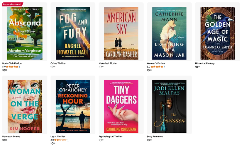 Grab these two free Kindle e-books right now if you're a Prime member