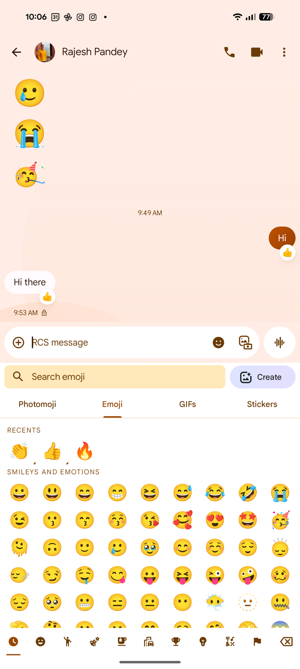 Google Messages tests its Material 3 Expressive redesign with some users