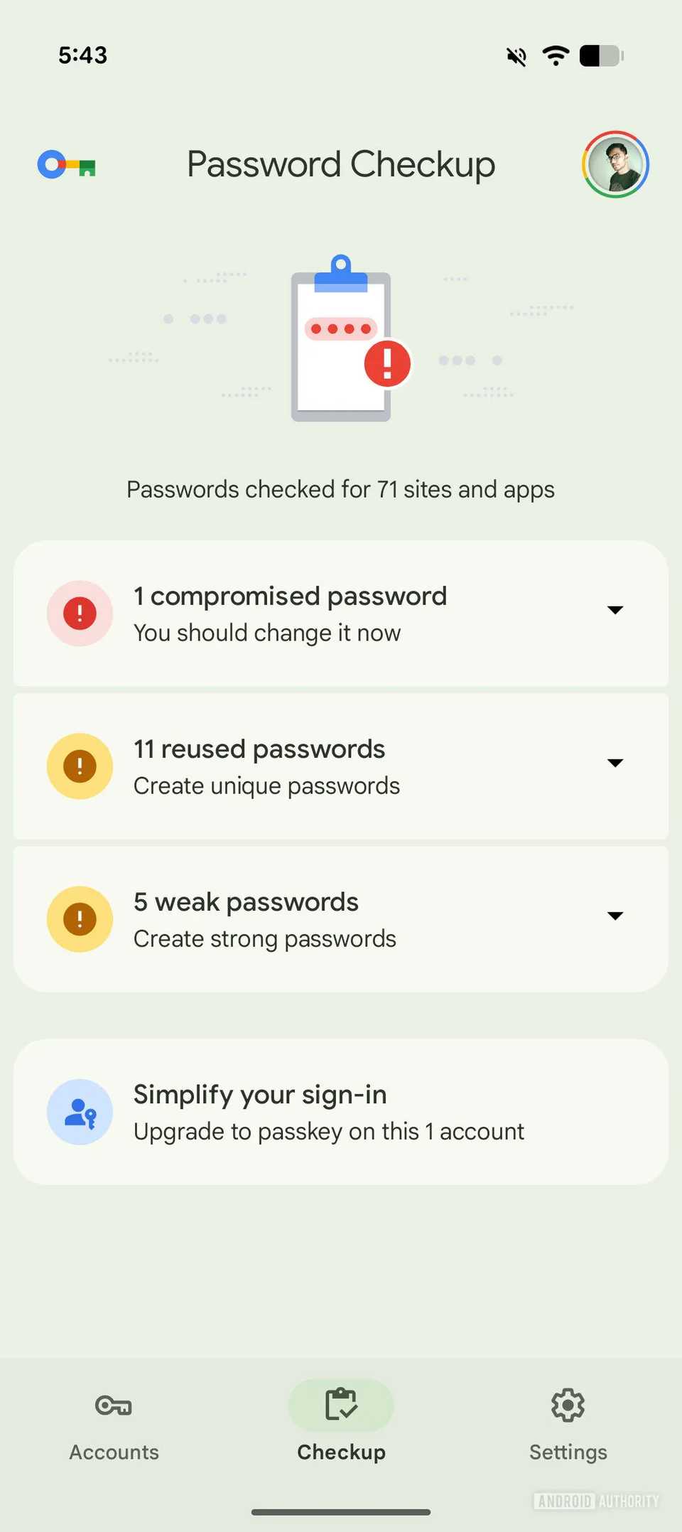 Google is bringing a fresh Material look to its built-in password manager