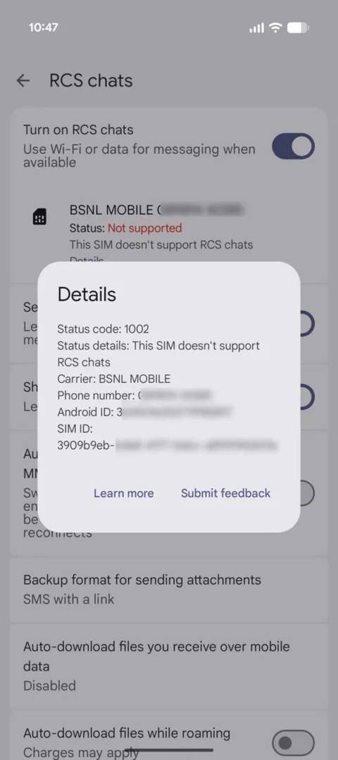 Google Messages is preparing a smarter fix for RCS failures