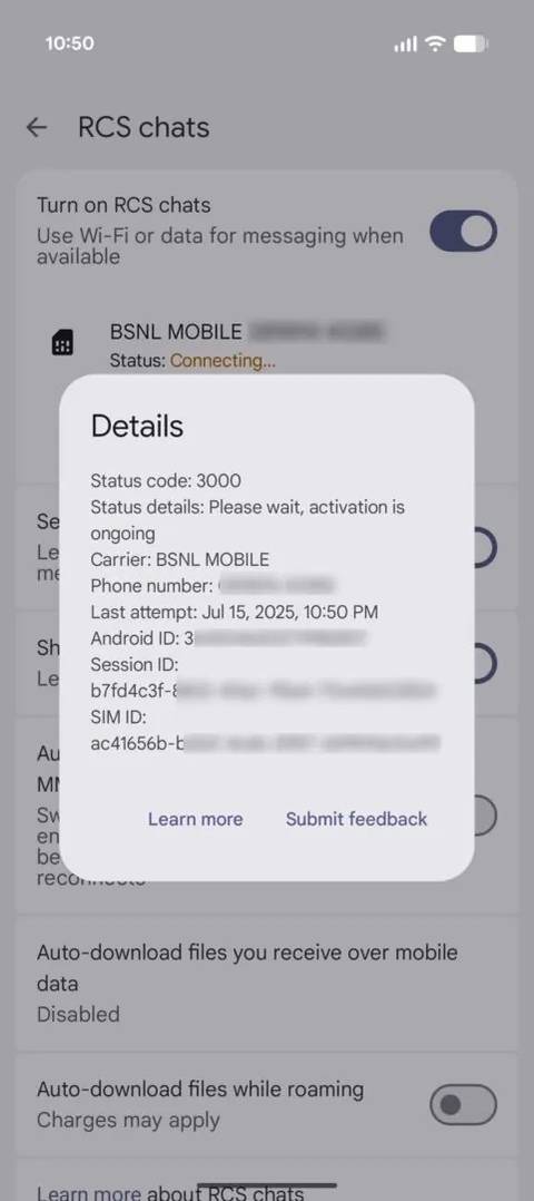 Google Messages is preparing a smarter fix for RCS failures