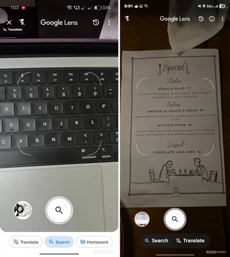 Google Lens sheds dedicated homework feature in subtle UI refresh