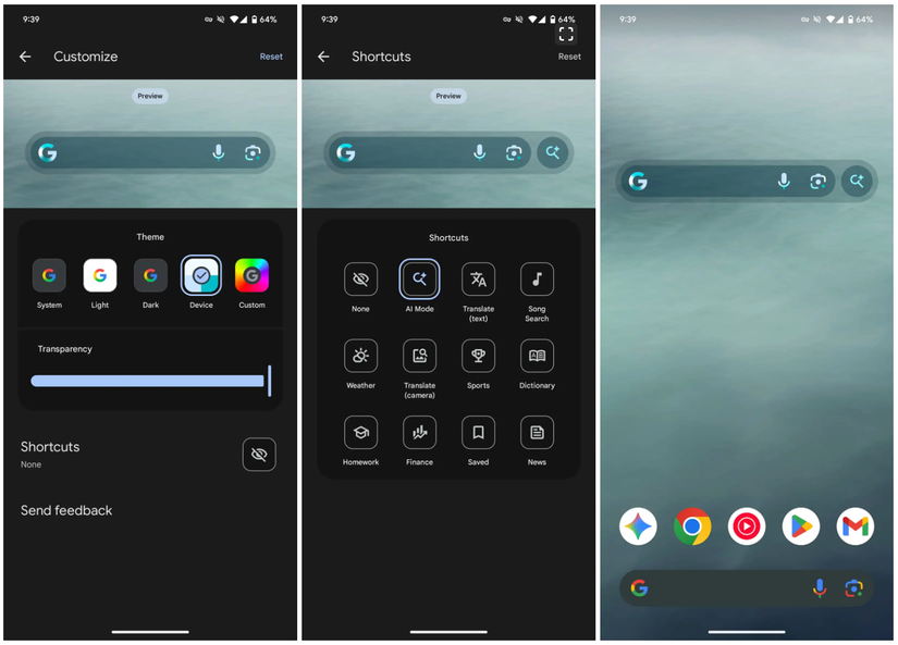 Google supercharges the Android Search widget with wider release of AI ...