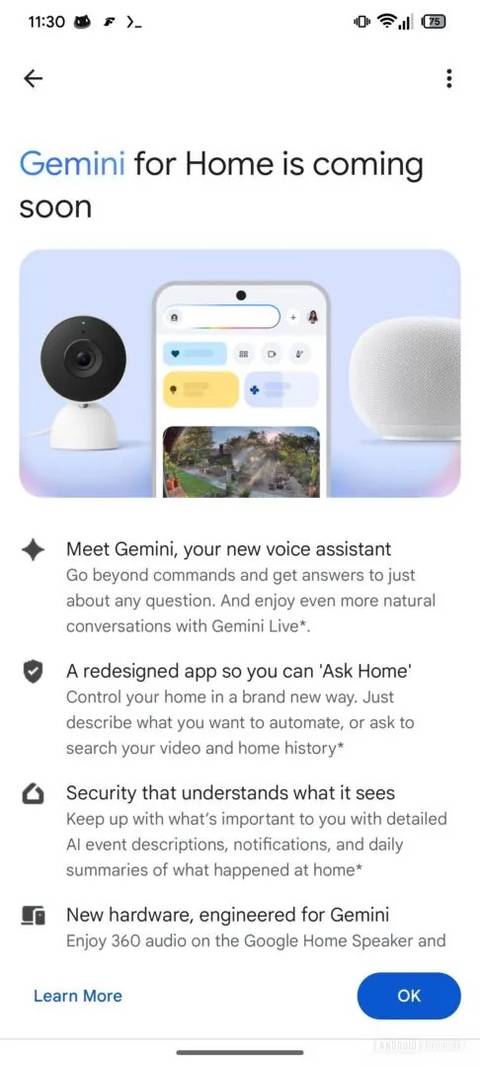 Google Home's extensive refresh with Gemini leaks weeks in advance