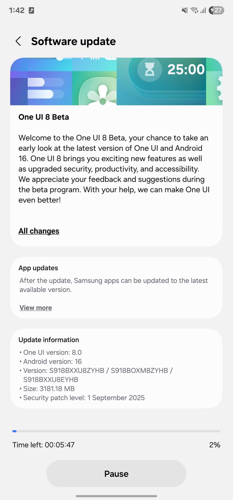 Samsung Galaxy S23 joins the One UI 8 beta program