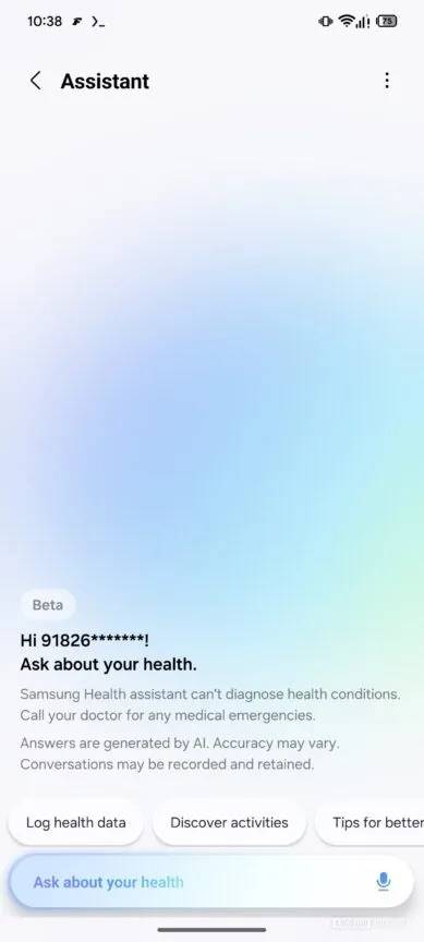 Check out the Samsung Health app's new Assistant functionality