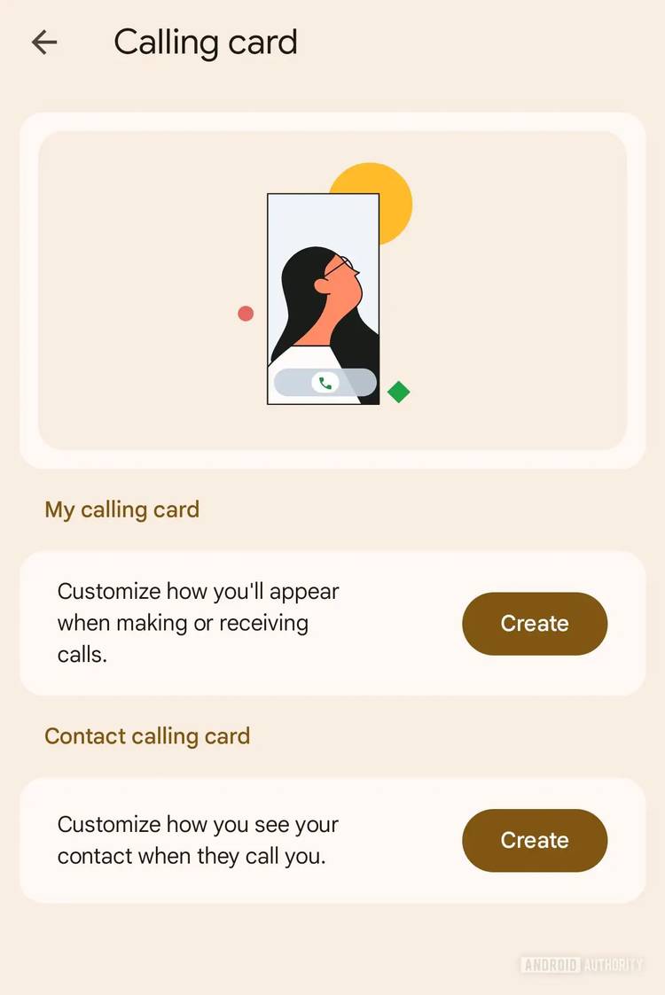 Google might soon let you control your own Calling Card