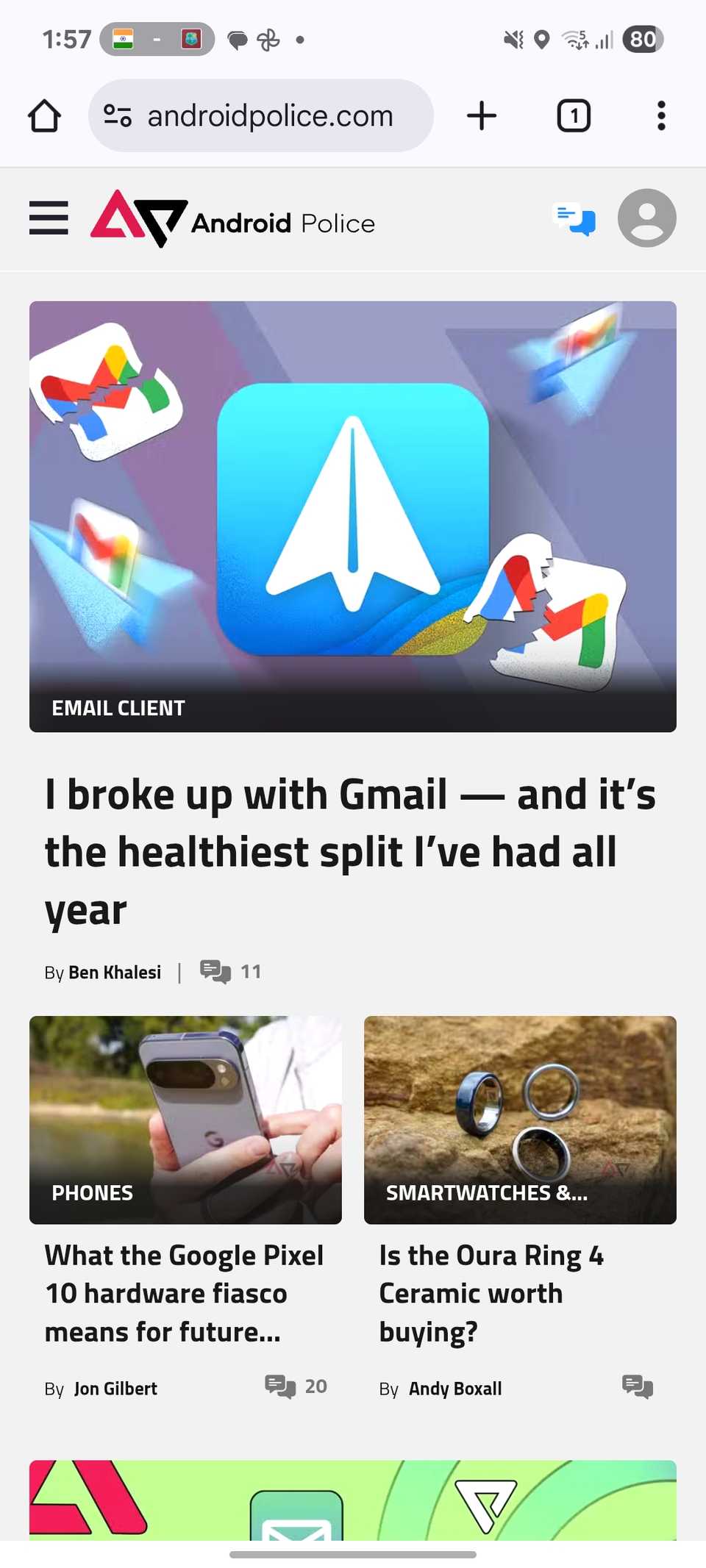 I tried Chrome, Opera, Firefox, and Samsung Internet for a month and ...