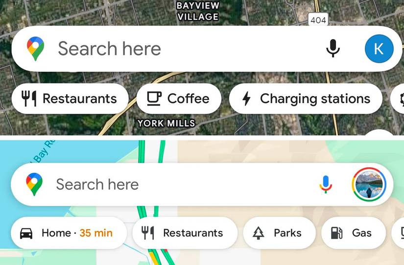Google Maps wants to save you some taps with real-time home ETA