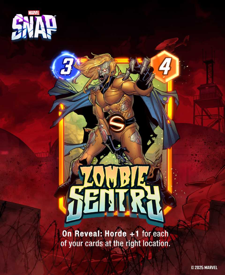 The zombie theming of Marvel Snap's next season is fitting for Halloween