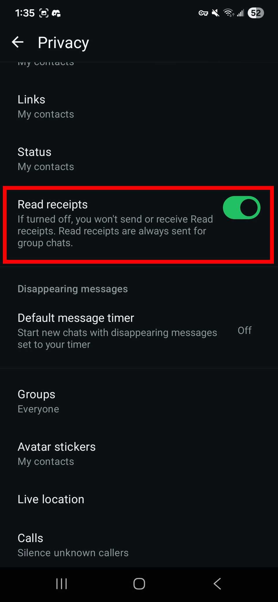 How to know if someone read your text messages on Android