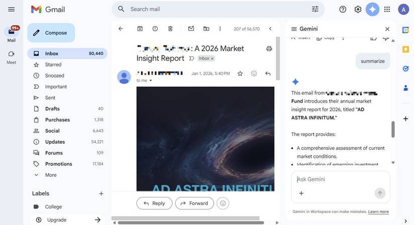 I started using Gemini with Gmail, and I wish I had done it sooner