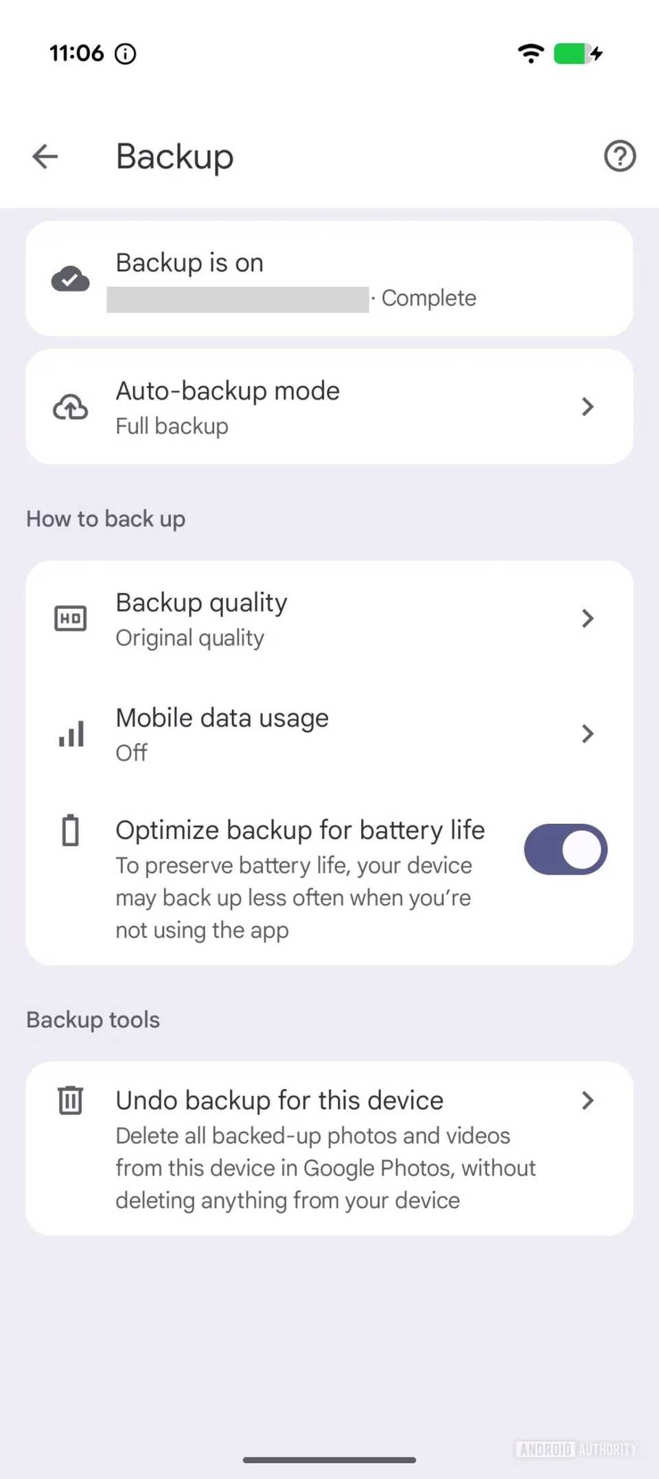 Google Photos backups may soon play nice with your phone's battery