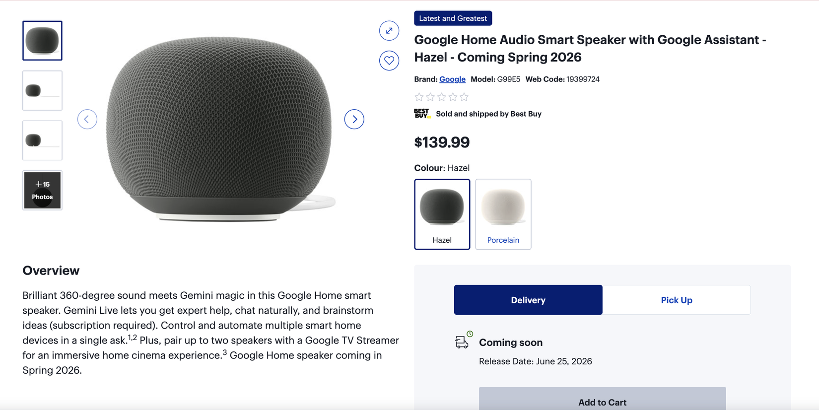 After six years, Google's new Home speaker might actually have a ...