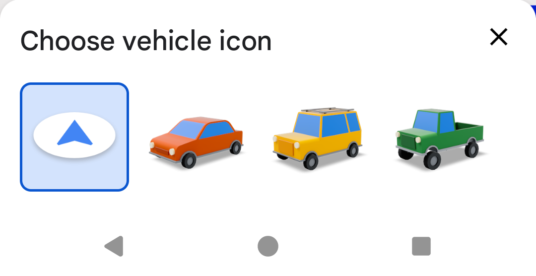 You can customize your car icon and color on Google Maps. Here's how