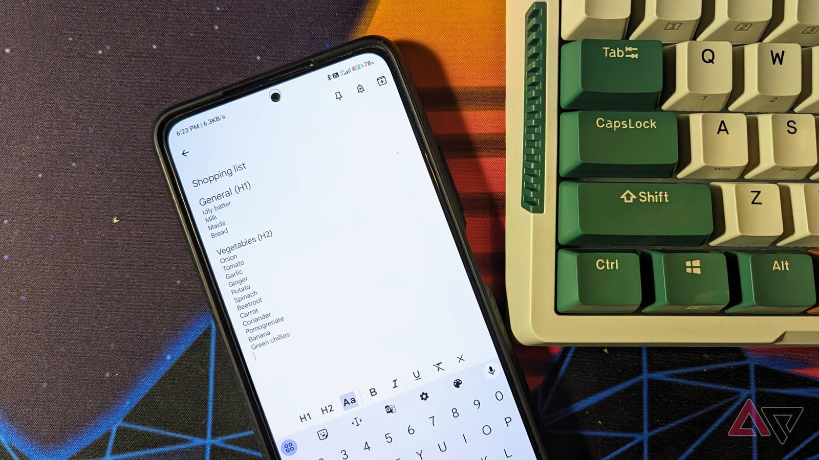 Google Keep's new text formatting is a nightmare for lists
