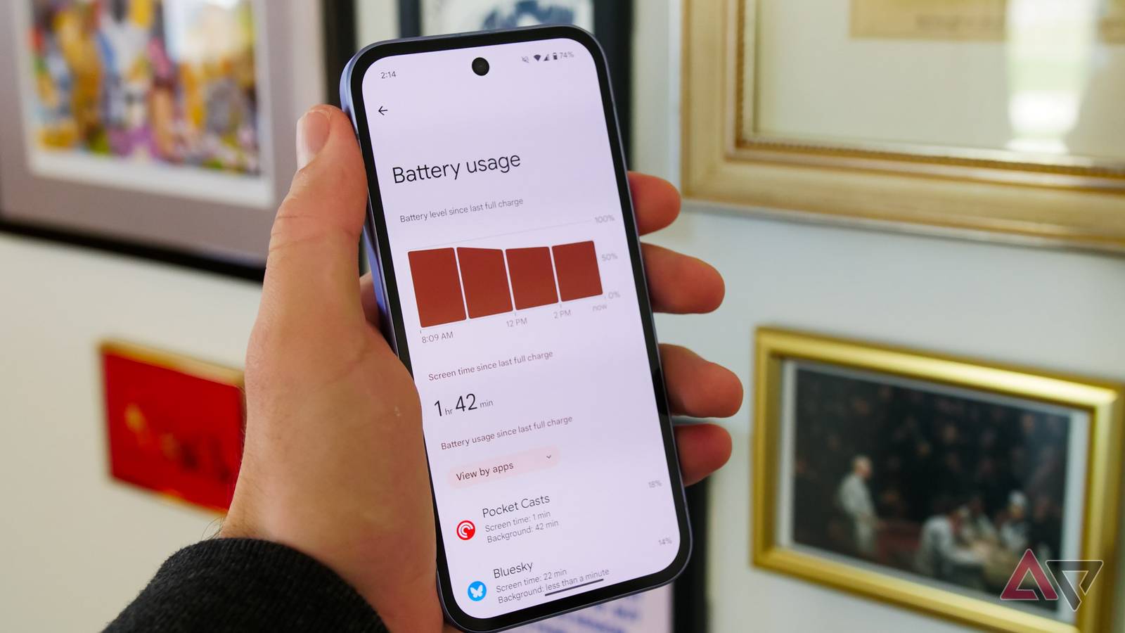 Here's your up-close and personal look at Android's new battery icon