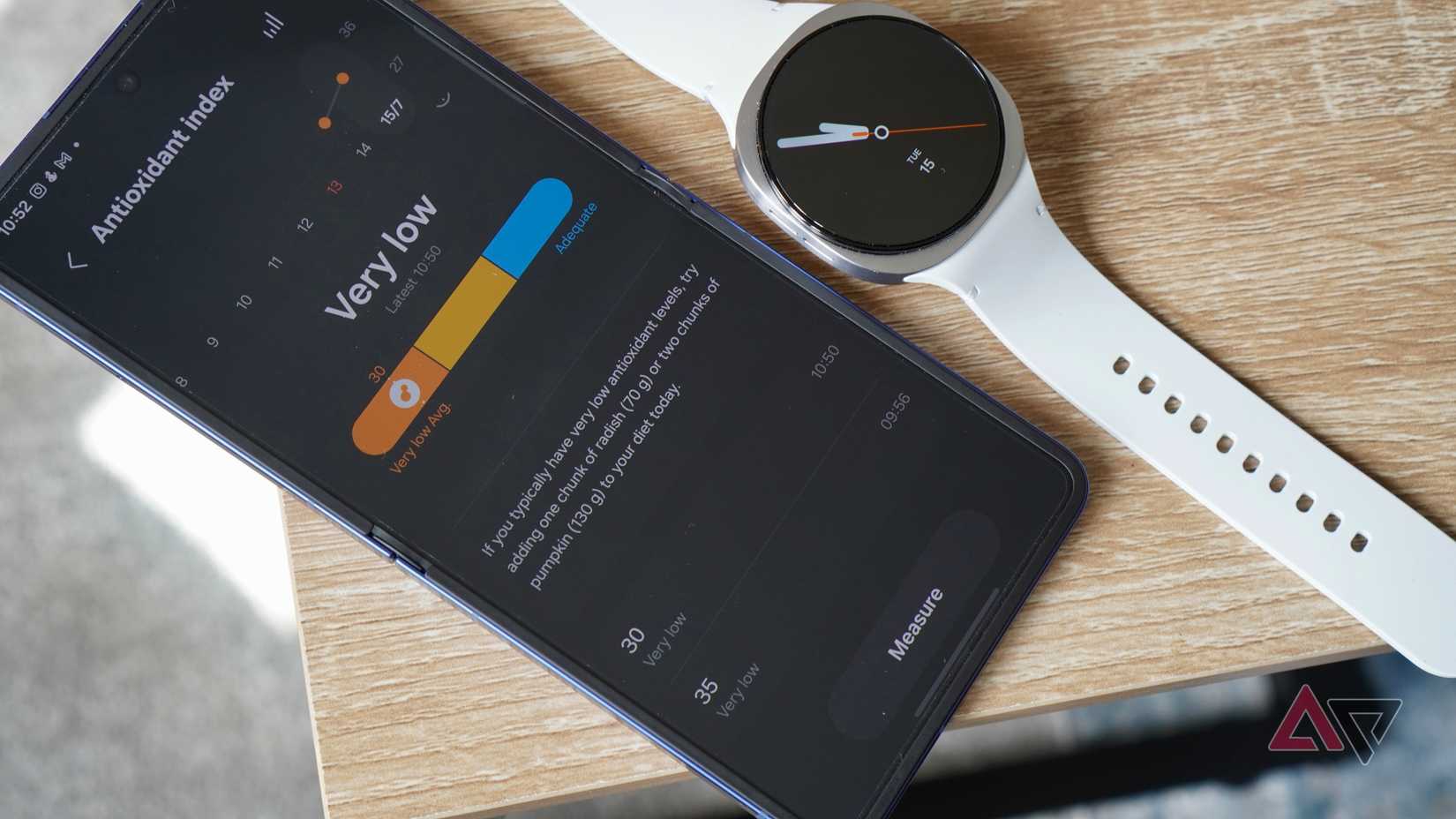 The Galaxy Watch 8's Antioxidant Index test scared me into action