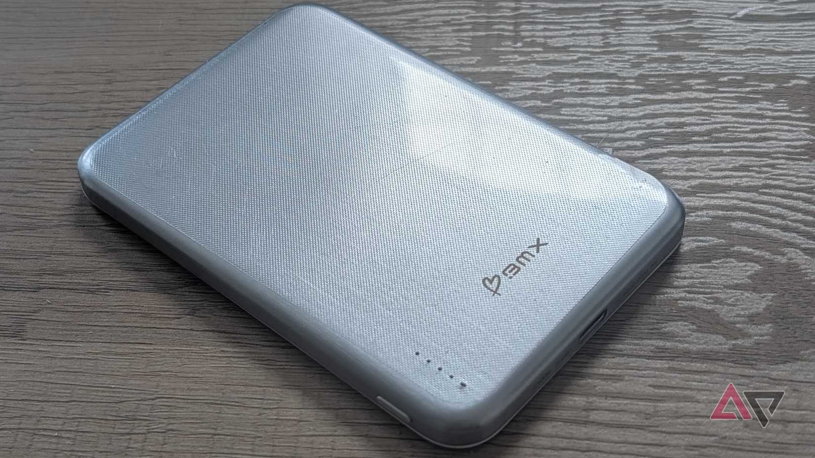 I used a futuristic ultra-thin power bank and forgot it was on my phone